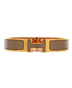 Hermès Narrow Clic Clac H Bracelet Glitter - Enamel