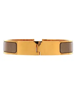Hermès Narrow Clic Clac H Bracelet Glitter