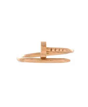 CARTIER Small Juste Un Clou Ring 18k Rose Gold - Pink