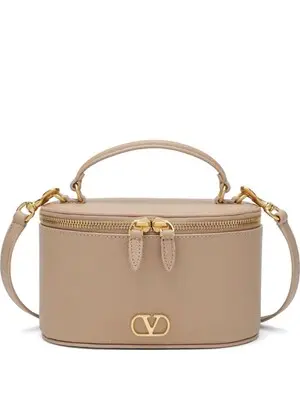 Valentino Garavani Vlogo Signature Leather Mini Bag - Pink