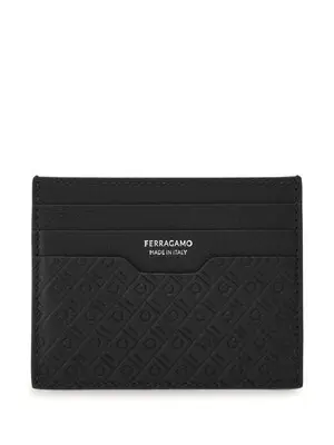FERRAGAMO Leather Credit Card Case