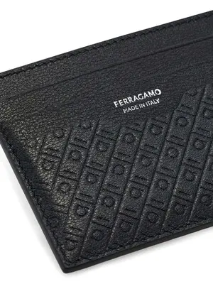 FERRAGAMO Leather Credit Card Case