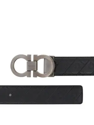 FERRAGAMO Gancini Leather Belt