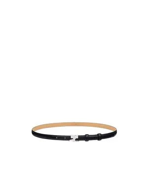 COURREGES Courrèges Logo Buckle Belt - Black