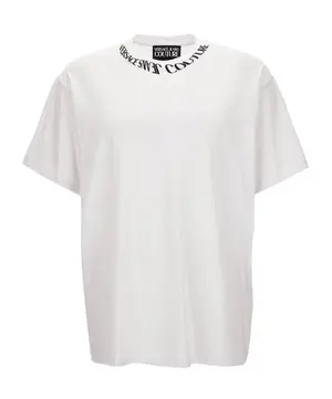 Versace Regular Fit Crewneck T-shirt - White