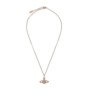 VIVIENNE WESTWOOD Orb Pendant Embellished Necklace - Yellow