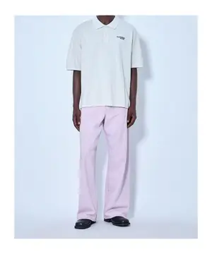Acne Studios Belt Loop Jeans With Distressed Design - Pink