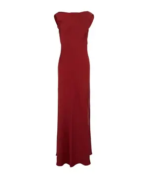 Antonelli Firenze Pleated Hem Maxi Dress