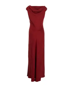 Antonelli Firenze Pleated Hem Maxi Dress