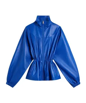 Givenchy Blouson In Nappa Leather - Royal Blue