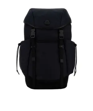Moncler Logo Patch Tech Backpack - Midnight Blue