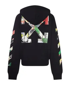 Off-White Industrial Arrow Zip-up Hoodie