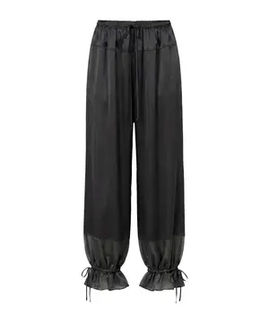 Ulla Johnson Camile Silk Cinched Pant