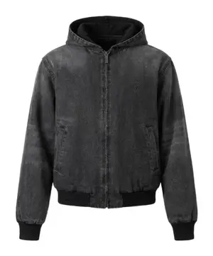 Gucci Reversible Cotton Denim Zip Jacket - Black