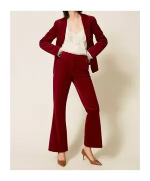 TWINSET Flared Casual Trousers