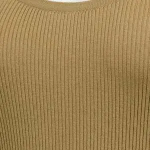 Max Mara Sleeveless Ribbed Knit Pullover - Brown