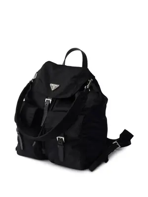 Prada Logo Detail Backpack