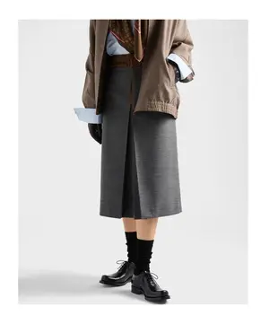 Prada Rush Stitch Midi-skirt