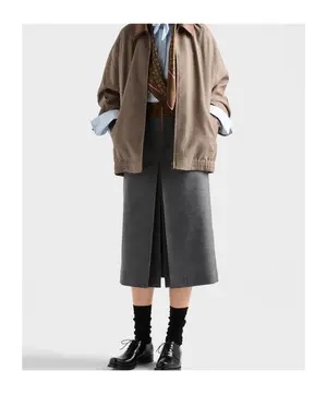 Prada Rush Stitch Midi-skirt