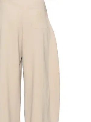 Max Mara Elasticated Drawstring Waist Wide Leg Pants - No