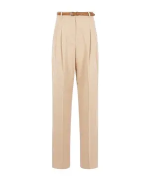 Max Mara Studio Mstadunco Pleated Trousers - Nude