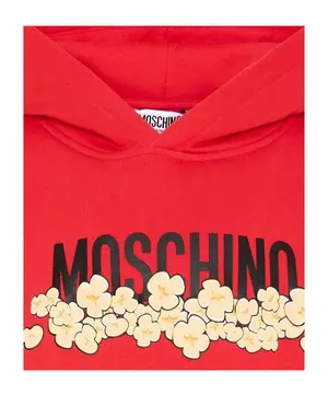 Moschino Logo-print Popcorn-motif Hoodie