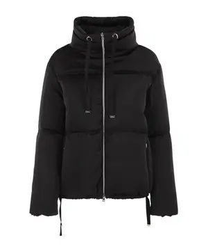 Herno High-neck Down Jacket With Drawstring Collar