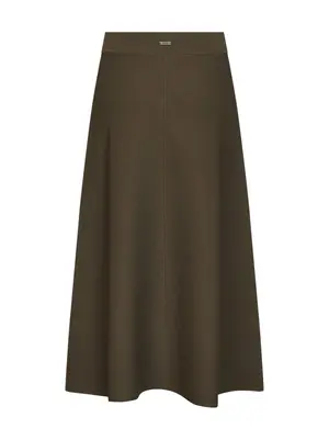 Max Mara Flared Knit Skirt