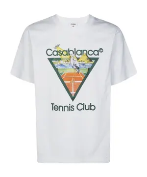 Casablanca Short Sleeve Crewneck T-shirt