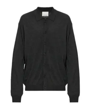 Isabel Marant Étoile Long-sleeved Button-down Cardigan - Anthracite