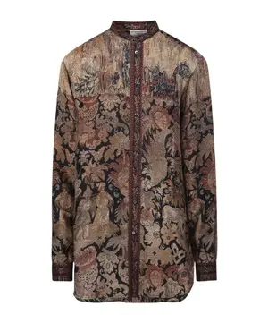 PIERRE-LOUIS MASCIA Long Sleeve Printed Shirt