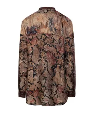 PIERRE-LOUIS MASCIA Long Sleeve Printed Shirt