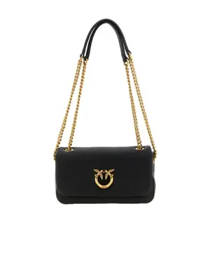 Pinko Love Birds Foldover Shoulder Bag