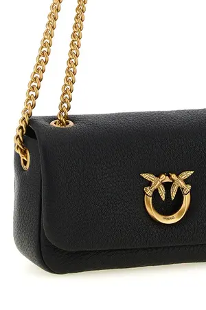 Pinko Love Birds Foldover Shoulder Bag