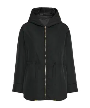 Max Mara Charme Zip-up Drawstring Coat