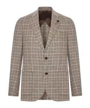LARDINI Checked Blazer