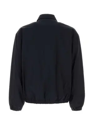 Prada Zip-up Bomber Jacket With Shirt Collar