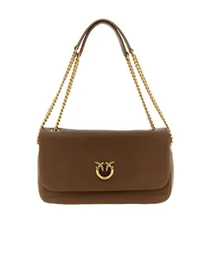 Pinko Love Birds' Shoulder Bag - Brown