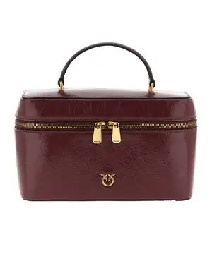 Pinko Crumpled Effect Leather Handbag