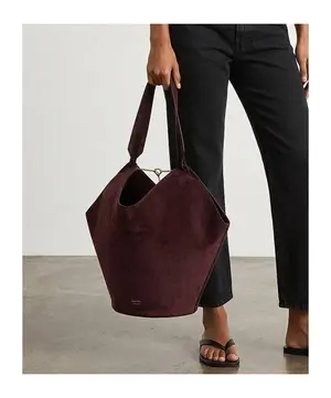Khaite Lotus Small Shopping Bag