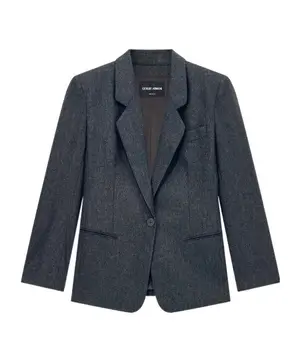 Giorgio Armani Long-sleeve Blazer - Grey