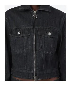 Sportmax Fitted Waist Denim Jacket