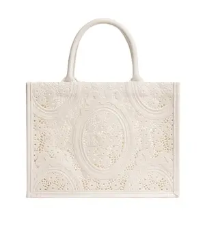Dior Medium Book Tote With Strap - Latte