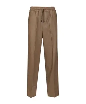 Drole De Monsieur Drôle De Elastic Waist Straight-leg Pants