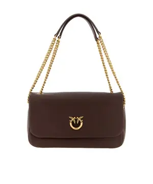 Pinko Love Birds' Shoulder Bag - Brown