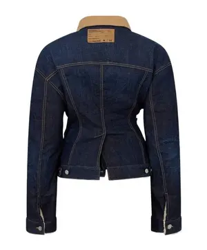 Dsquared2 Dark Urban Wrap Oversized Jean Jacket
