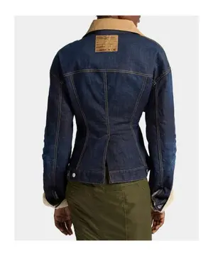 Dsquared2 Dark Urban Wrap Oversized Jean Jacket