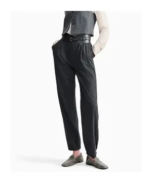 Giorgio Armani Elastic-waist Casual Trousers