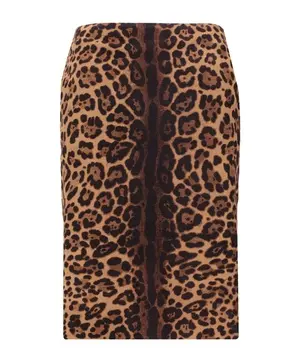 Lela Rose Leopard-print Skirt - No