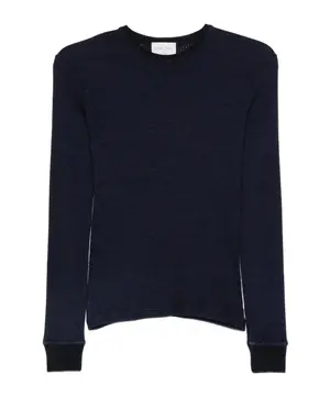 FORTE_FORTE Ribbed Long-sleeve T-shirt - Night